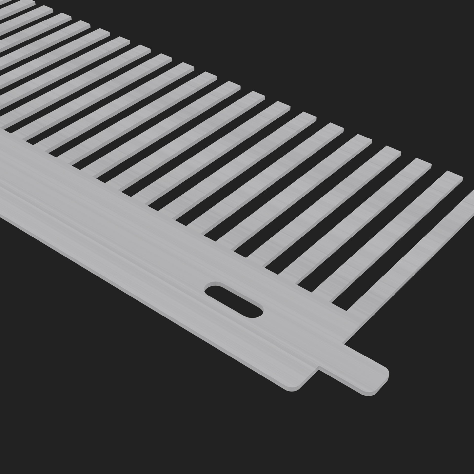 Birdcomb Galvanized Steel Eaves Comb Filler 975mm Lengths